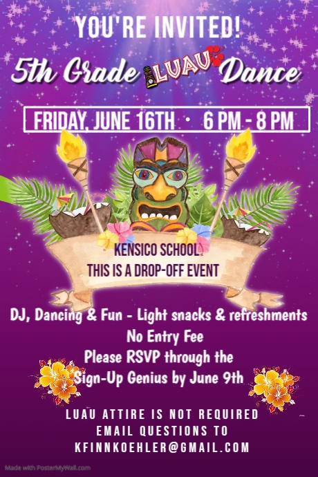 Luau Party Poster | PosterMyWall