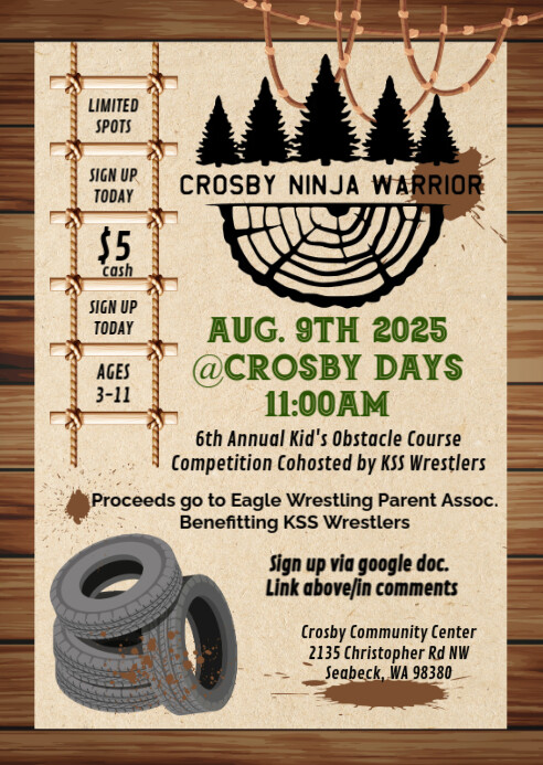 Obstacle course party invitation | PosterMyWall