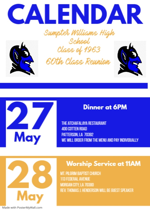 Template event calendar fall | PosterMyWall