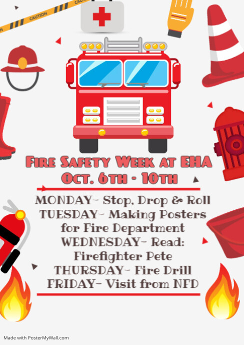 Fire truck Invitation | PosterMyWall
