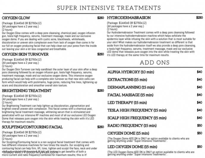 Copy of Pink Hand and Foot Massage Spa Menu | PosterMyWall