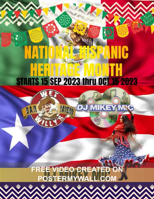 Hispanic, month, heritage, event, | PosterMyWall