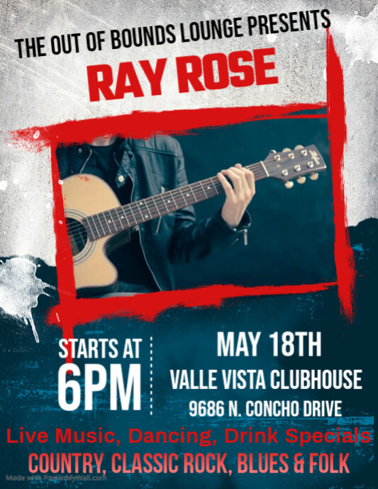 Ray Concert Flyer | PosterMyWall