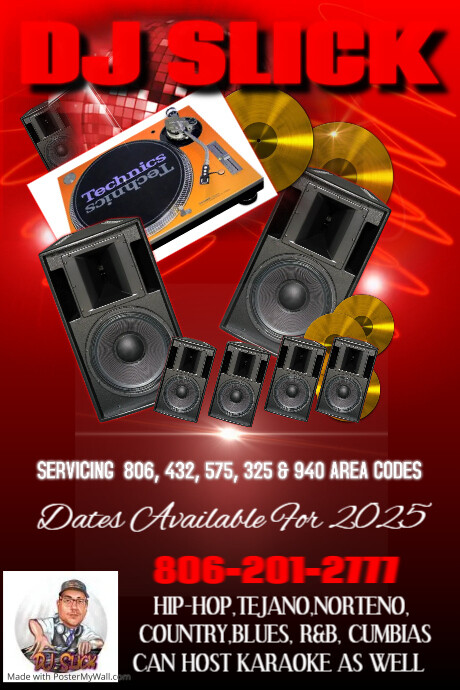 DJ SLICK | PosterMyWall