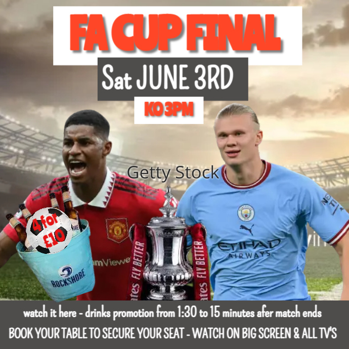 Copy of fa cup final | PosterMyWall