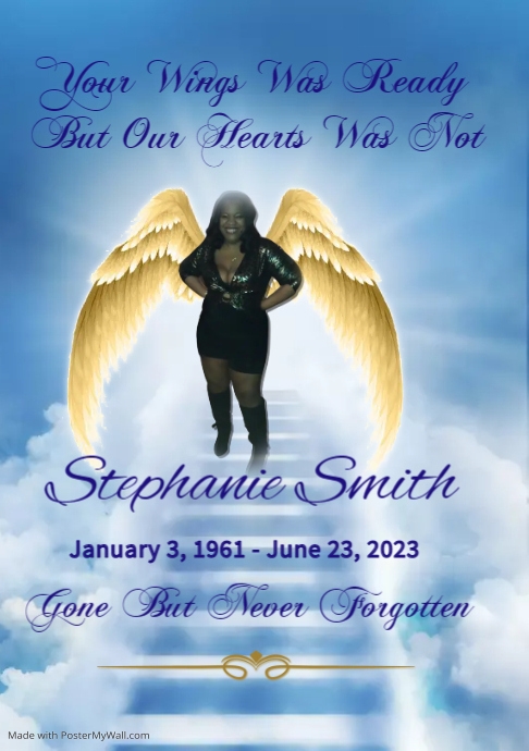 Copy of Heavenly Stair Funeral Template | PosterMyWall