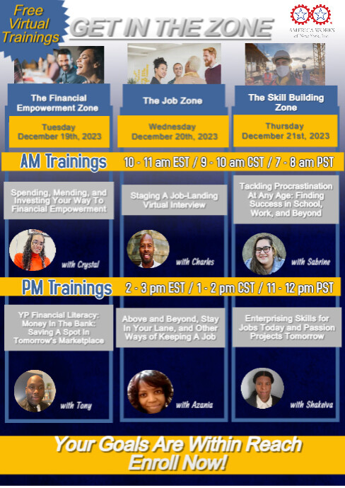 TTW Training Flyer 12-19-2023 to 12-21-2023 | PosterMyWall