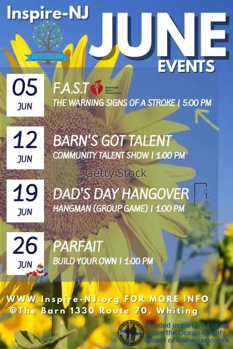 Copy of June Events Schedule Calendar Template | PosterMyWall