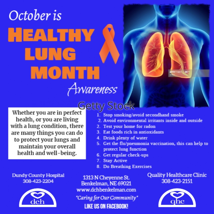 Healthy Lung Awareness | PosterMyWall
