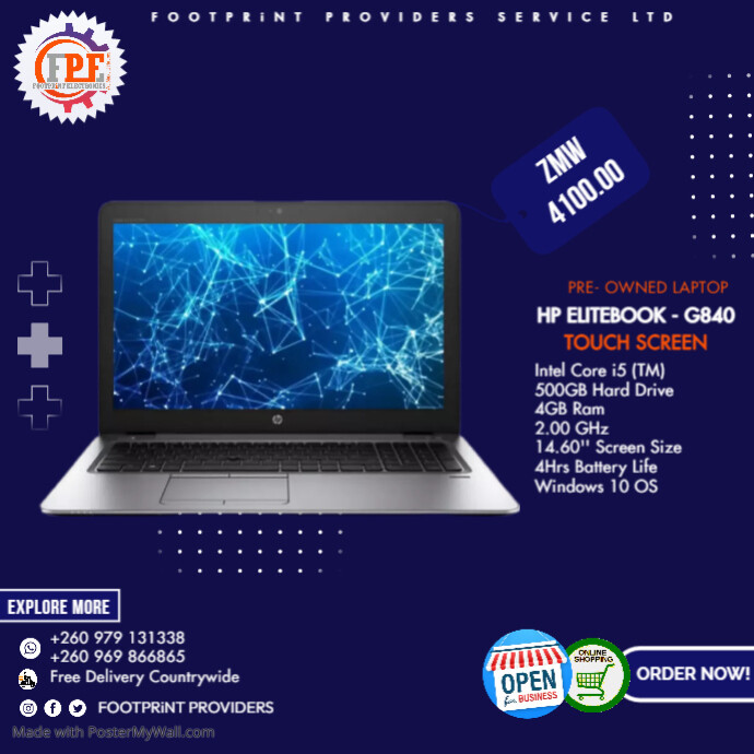 Copy of HP ELITBOOK G840 | PosterMyWall