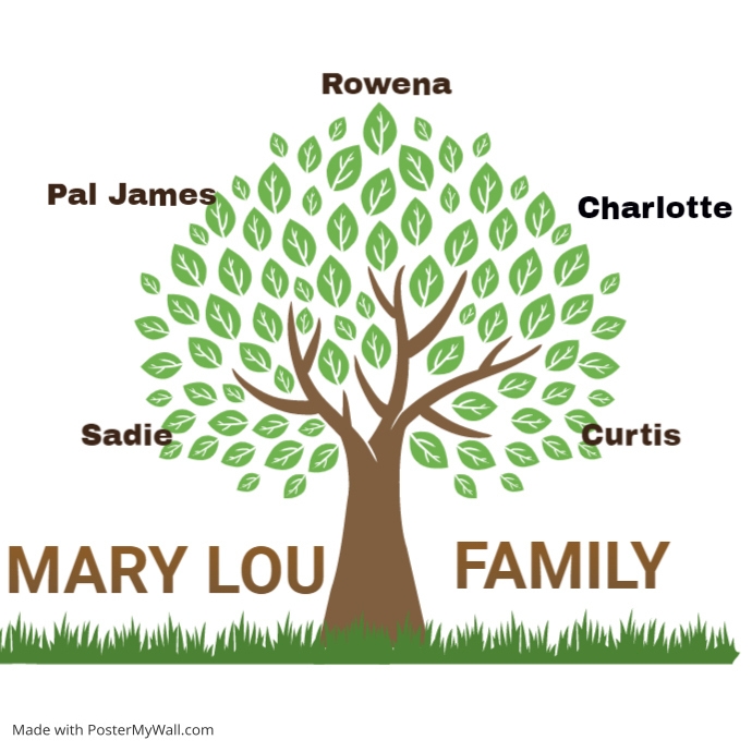 Copy of Brown Family Tree Instagram Image | PosterMyWall