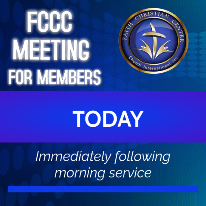 Copy of FCCC MEETING | PosterMyWall