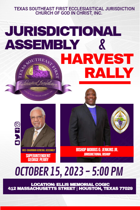 Jurisdictional Assembly | PosterMyWall