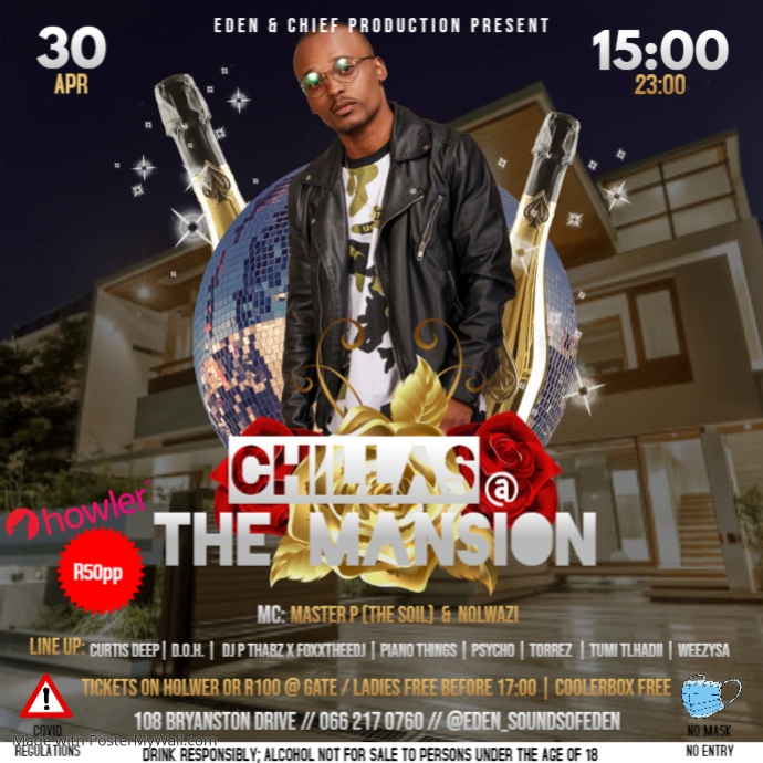CHILLAS AT THE MANSION TT M | PosterMyWall