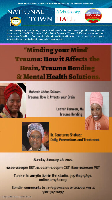 CWSC Townhall Mental Health (1) | PosterMyWall