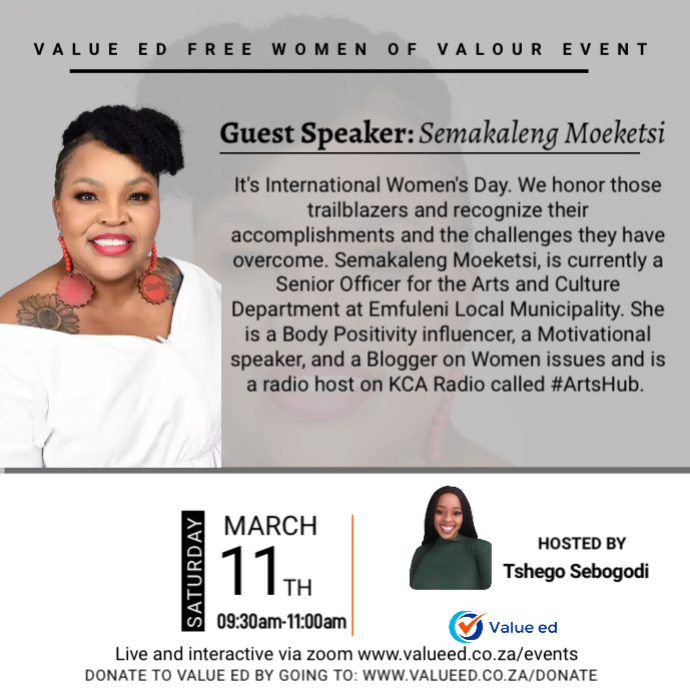 Woman Of Valour Event March 2023 (1) | PosterMyWall