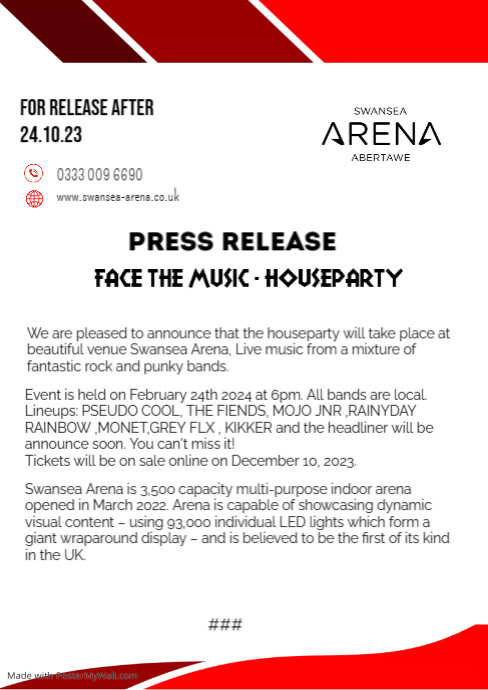 Business press release,business letterhead | PosterMyWall