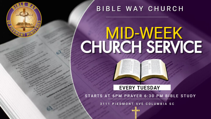 mid week serviceTemplate | PosterMyWall