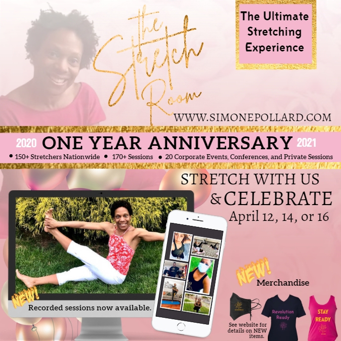 Stretch Room Anniversary | PosterMyWall