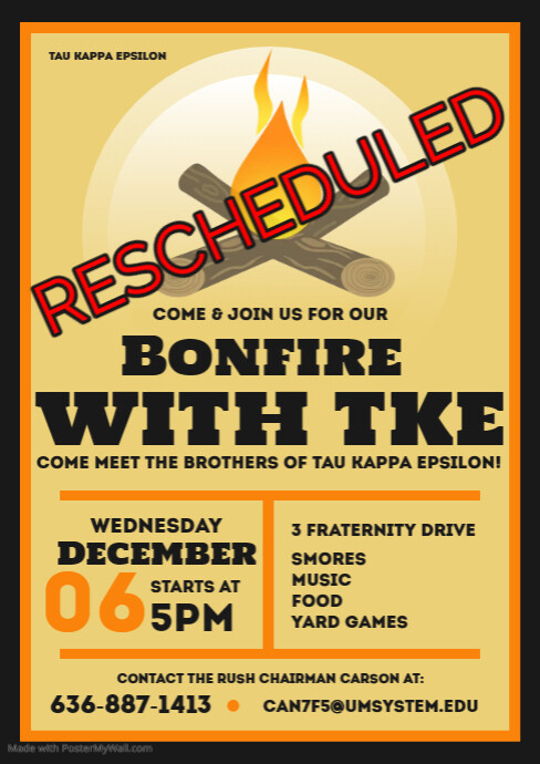 Bonfire Party Flyer | PosterMyWall