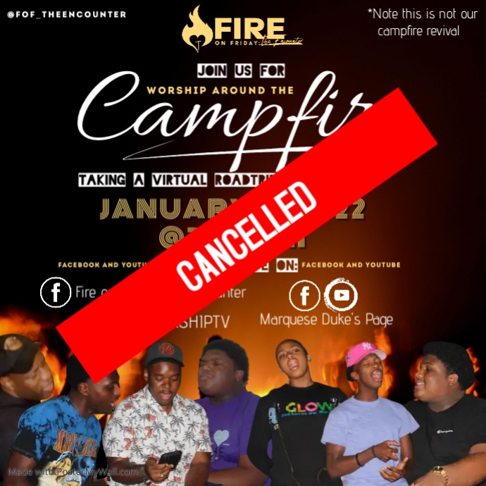 Copy of CampFire Event Poster | PosterMyWall