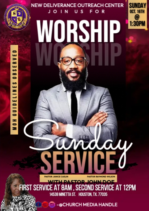 worship sunday service | PosterMyWall