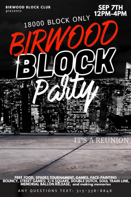Block Party Flyer Design Template | PosterMyWall