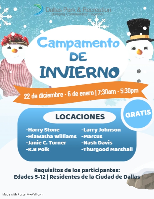 Kids Winter Camp Flyer (1) | PosterMyWall