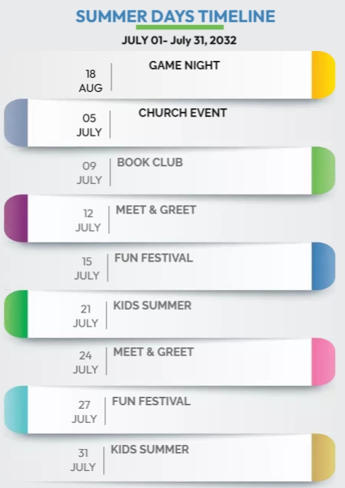Event Schedule Template | PosterMyWall