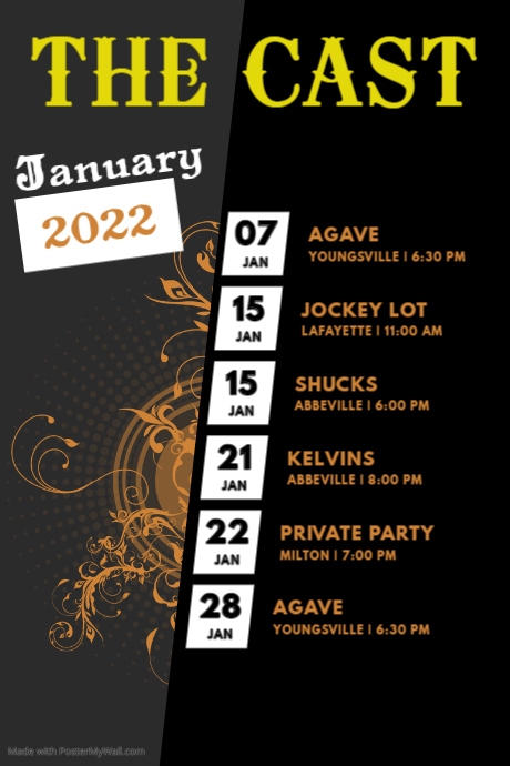 The Cast 2022-01 | PosterMyWall
