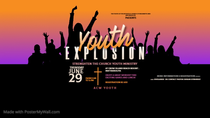 Youth Explosion | PosterMyWall