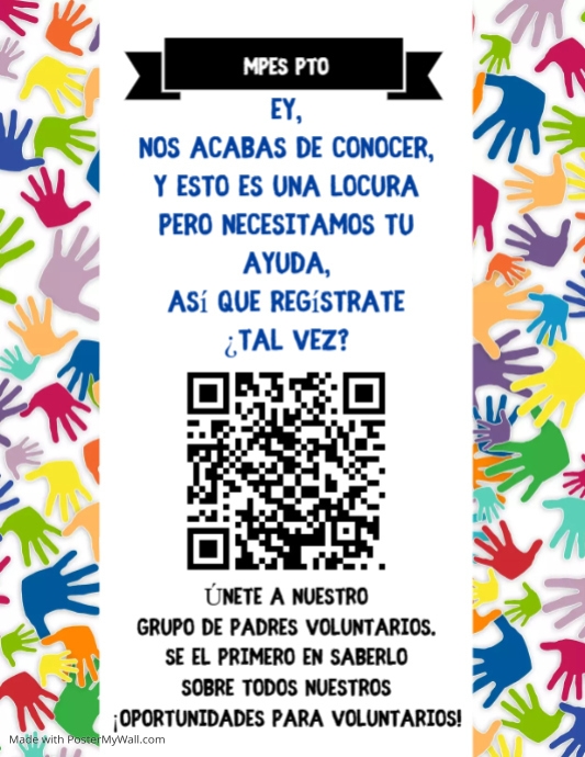 Volunteer Flyer-spanish | PosterMyWall