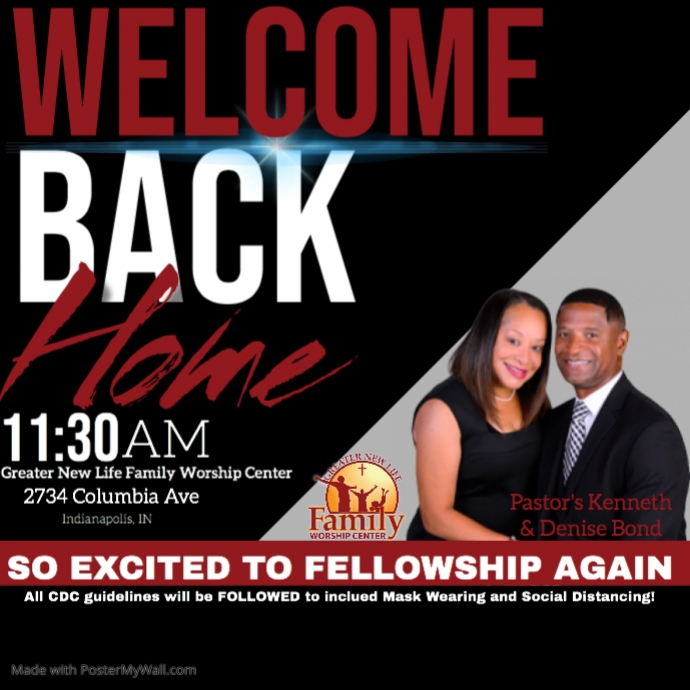 Copy of CHURCH GRAND REOPENING SERVICE TEMPLATE | PosterMyWall