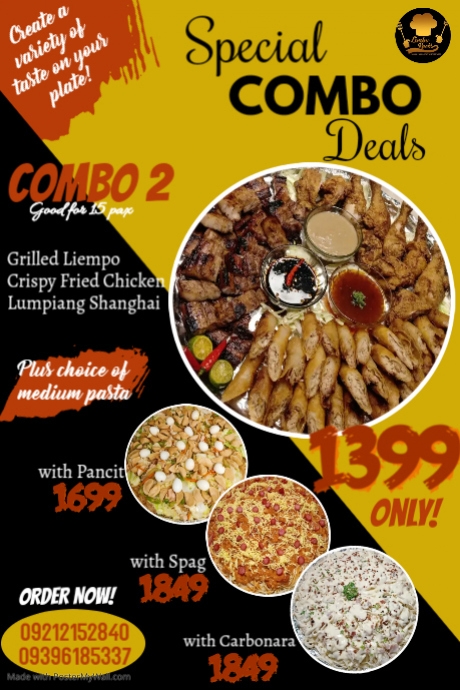 Copy of Copy of Copy of Copy of Black friday menu offer | PosterMyWall