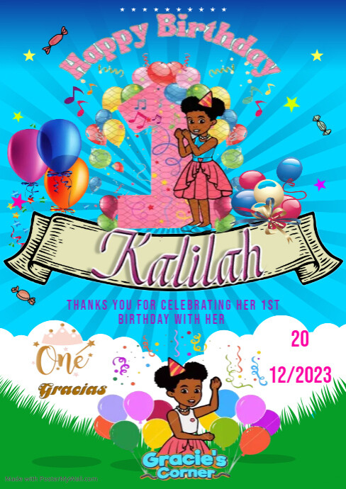 KIDS PARTY POSTER | PosterMyWall