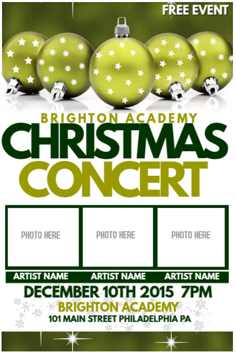 Christmas Concert Template | PosterMyWall