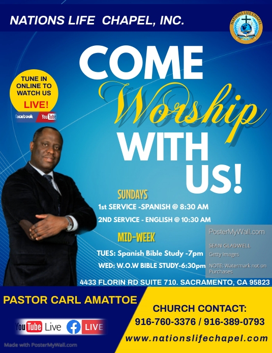 NEW CHURCH OUTDOOR FLYER | PosterMyWall
