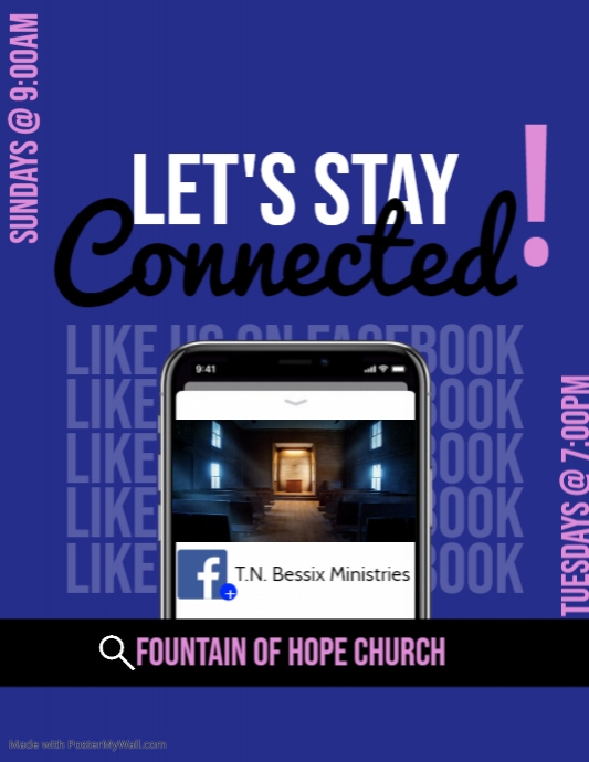 Copy of Let's Stay in touch! | PosterMyWall