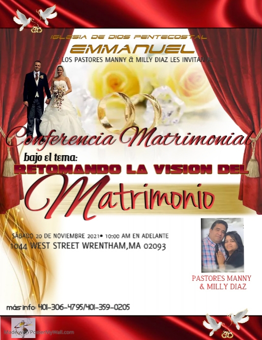 Copy of Conferencia Matrimonial | PosterMyWall