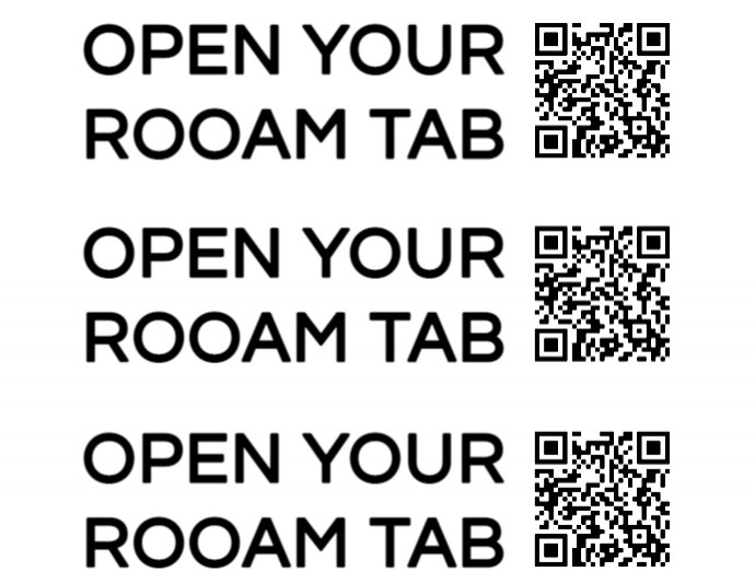 Copy of Rooam QR Sign | PosterMyWall
