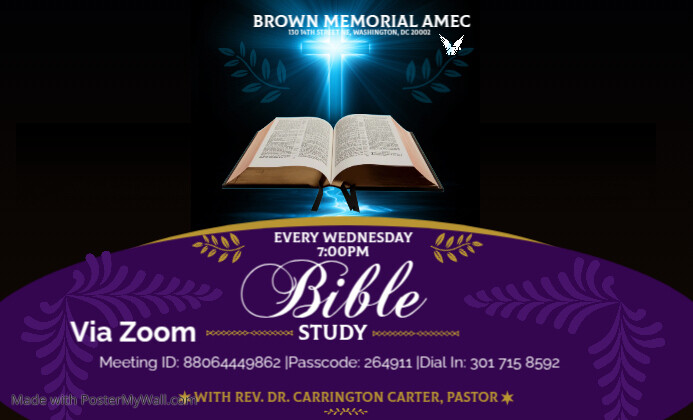 BIBLE STUDY POSTER | PosterMyWall