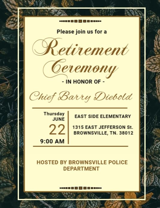 Retirement Party Invitation for Man | PosterMyWall