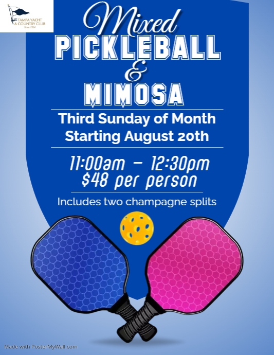 Copy of Pickleball Flyer | PosterMyWall