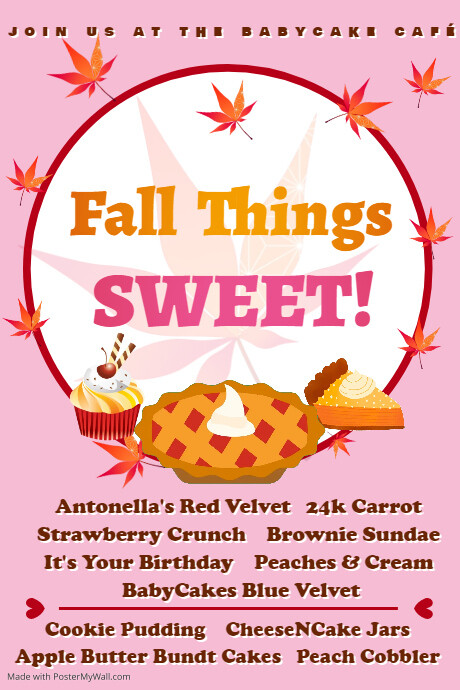 Copy of Copy of Template fall bake sale | PosterMyWall
