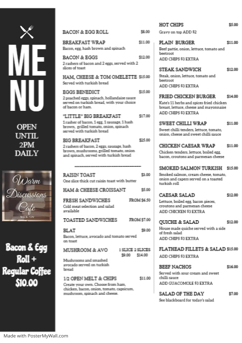 Copy of Copy of MENU | PosterMyWall