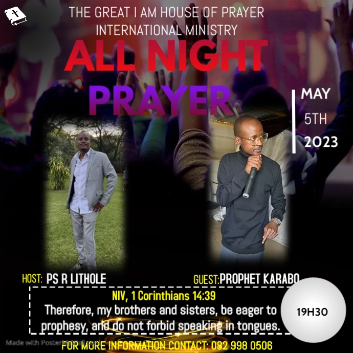 prophetic flyer | PosterMyWall