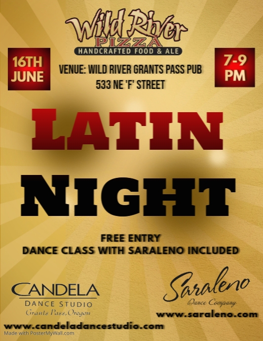June 16th Latin Night | PosterMyWall