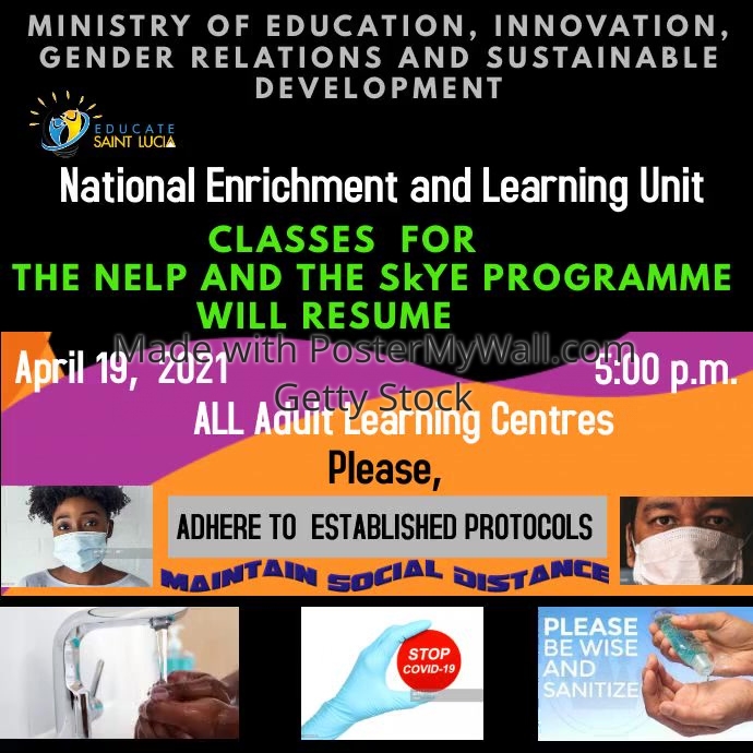 2021 NELP CLASSES Continue | PosterMyWall