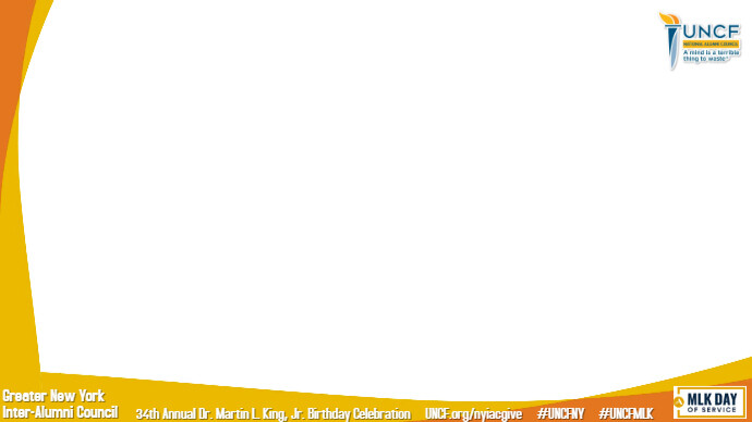 Copy of NYIAC UNCF MLK Overlay | PosterMyWall