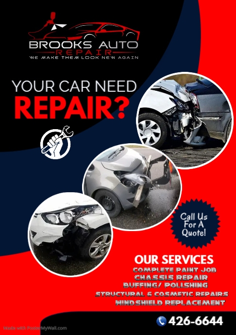 Car repair flyer | PosterMyWall
